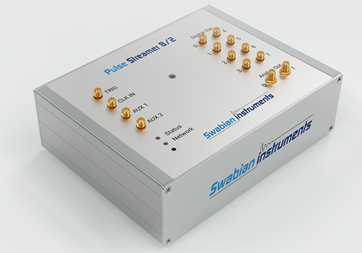 Pulse Streamer 8/2 - 8 Channels digital pattern and 2 arbitrary waveform generators - Acquitek